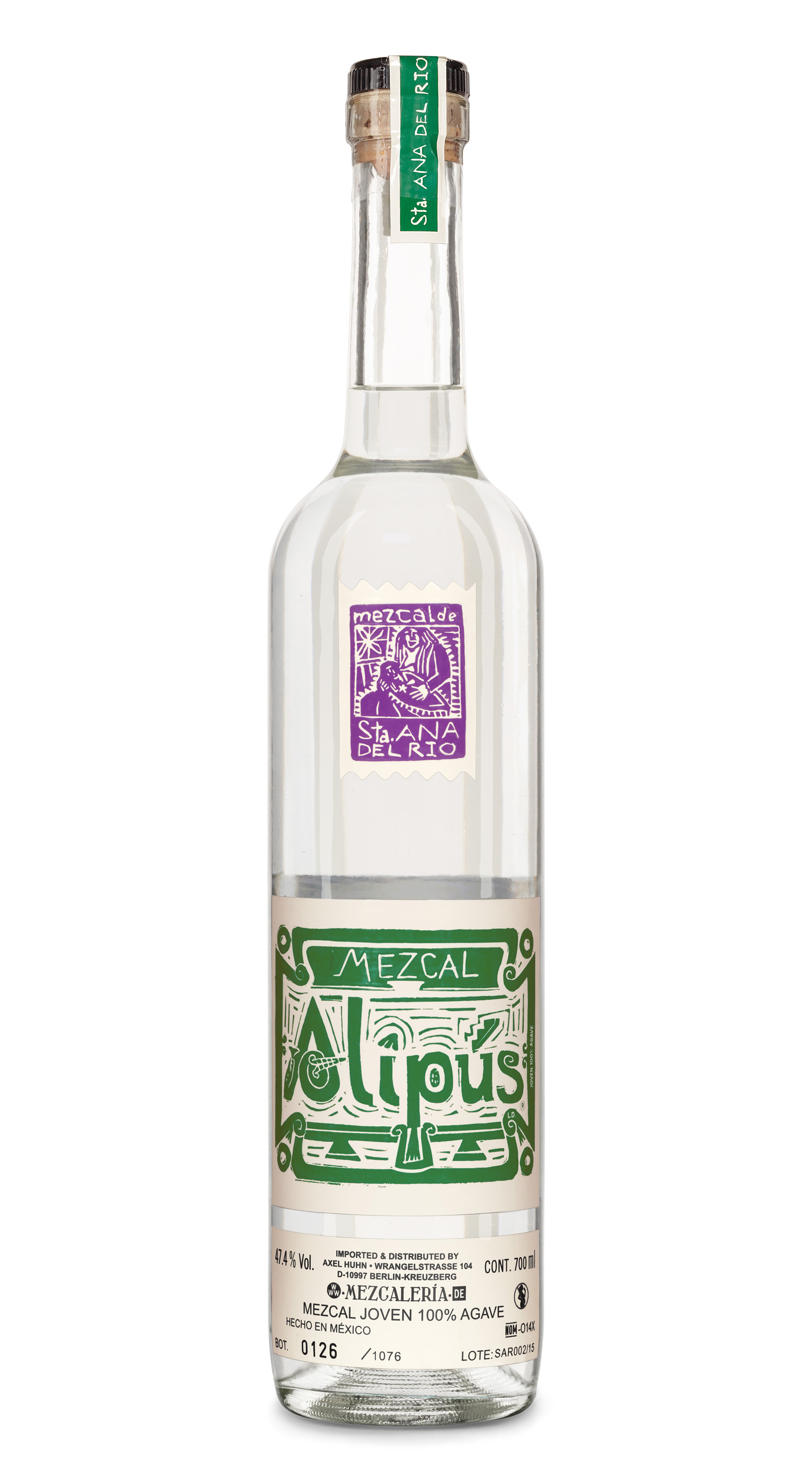 Alipus Mezcal Santa Ana del Rio 0,7 l für 52,90 € kaufen bei Dr. Kochan ...